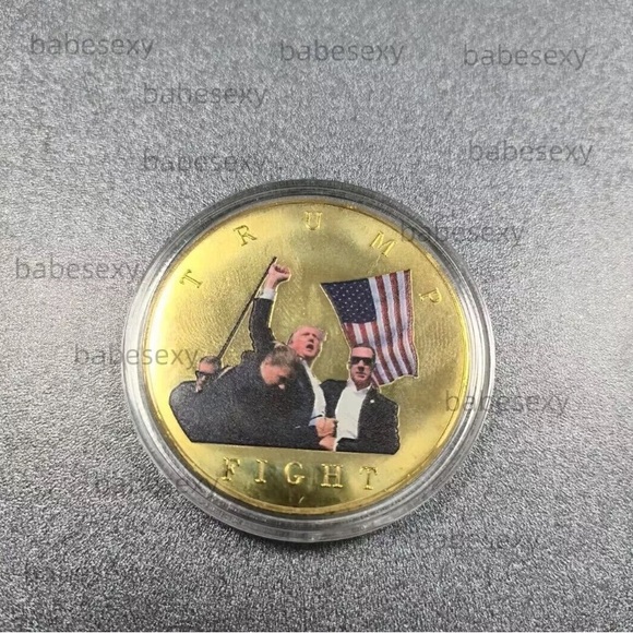 Other | Commemorative Coin 224 Donald Trump President Trump S Defiant ...
